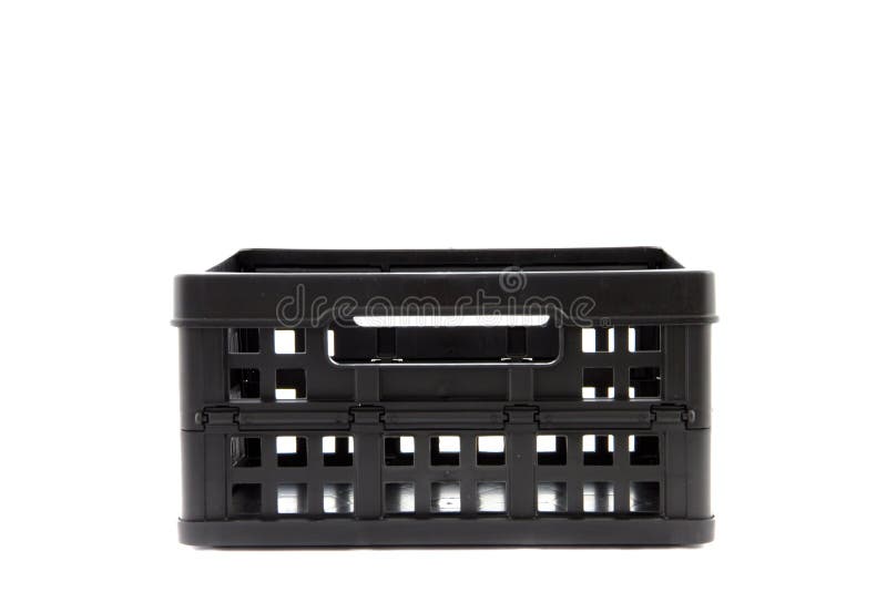 Black crate stock photo. Image of empty, groceries, plastic - 33797390
