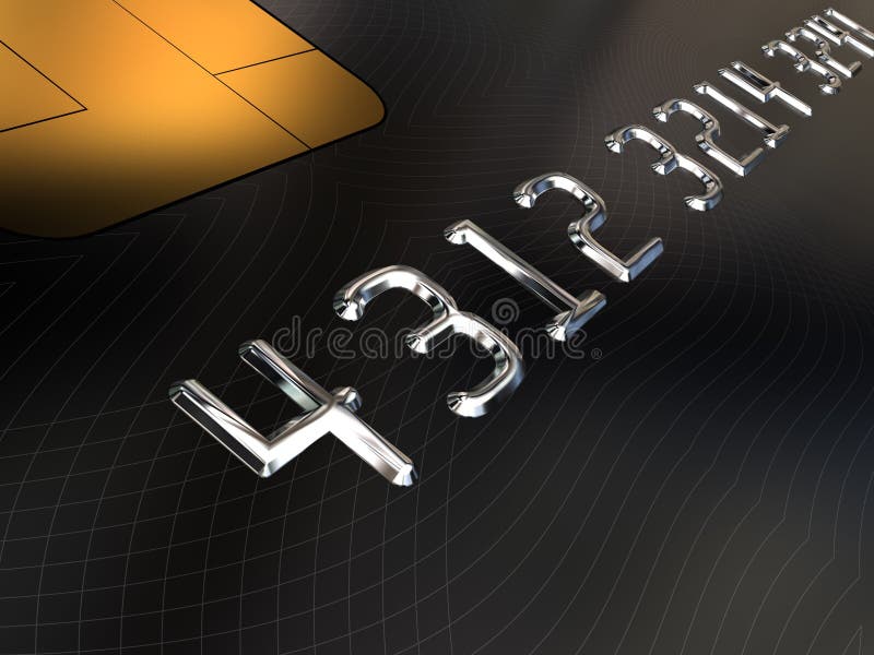 Black Credit Card. Realistic Credit Debit Cards with Chip, Front and ...