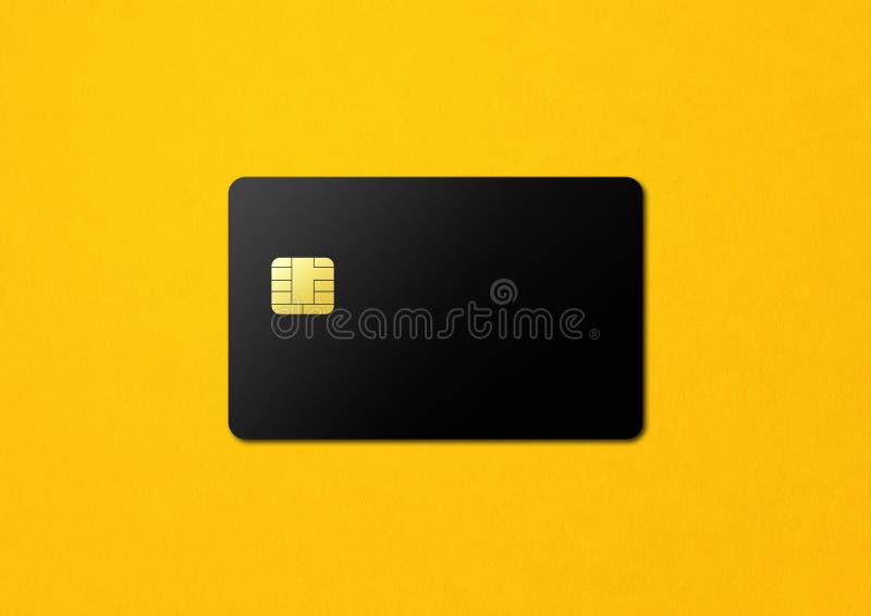 Black Credit Card on Red Background Stock Illustration - Illustration ...