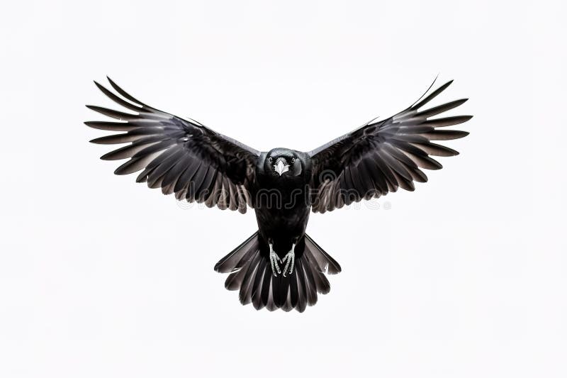 Flying Crows Front View