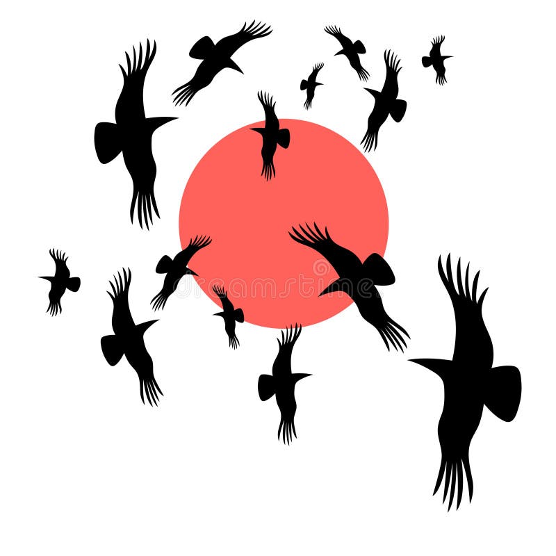 Circle Crows Stock Illustrations – 58 Circle Crows Stock Illustrations ...