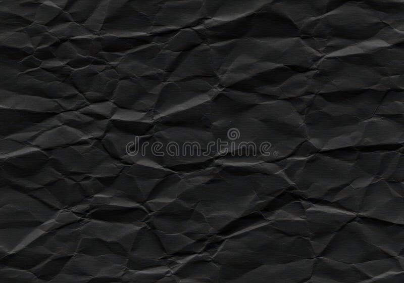 Black Crumpled Paper Texture Background for Creative Design Projects ...