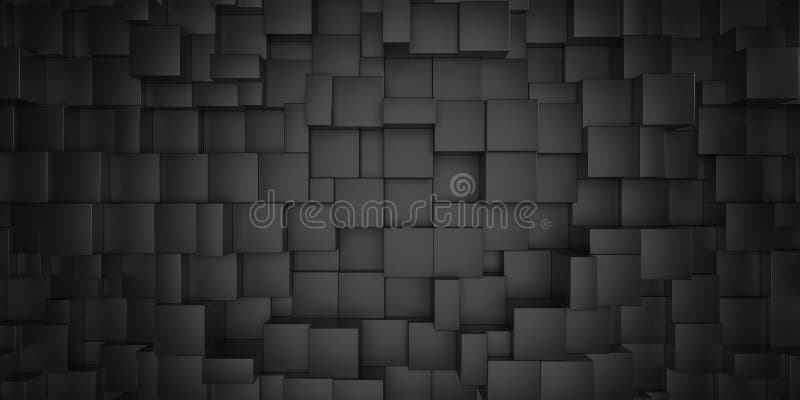 Black Cube Abstract Texture Background Stock Illustration ...