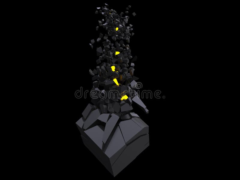 Exploding Cube Stock Illustrations – 244 Exploding Cube Stock ...