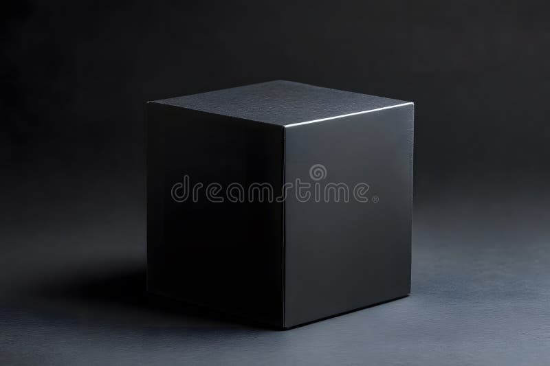 Black Cube Mystery Box, Unveiling the Secrets within, a Dark and ...