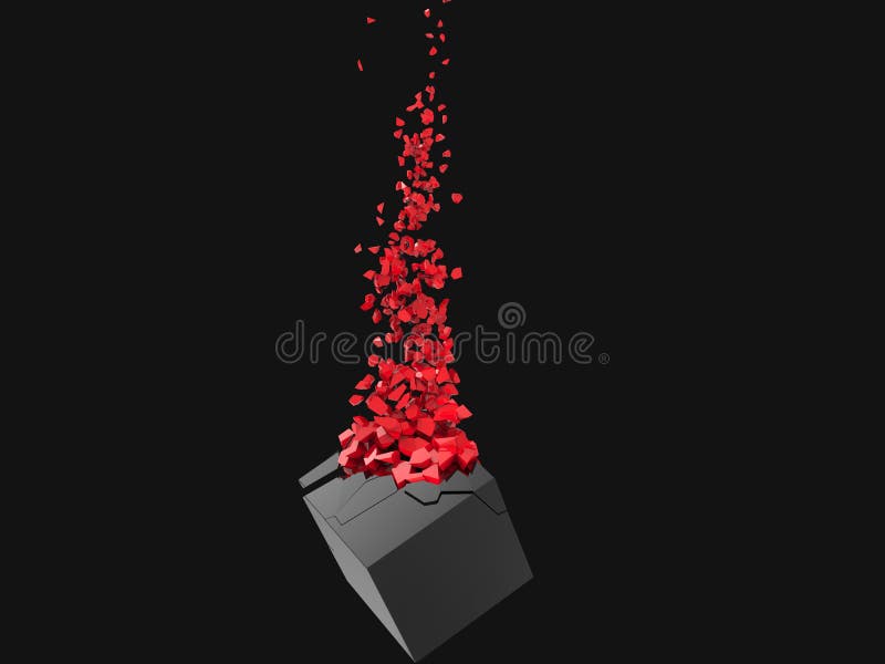 Exploding Cube Stock Illustrations – 244 Exploding Cube Stock ...