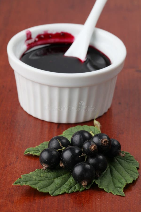 Black currant jam stock image. Image of gourmet, marmelade - 15145605