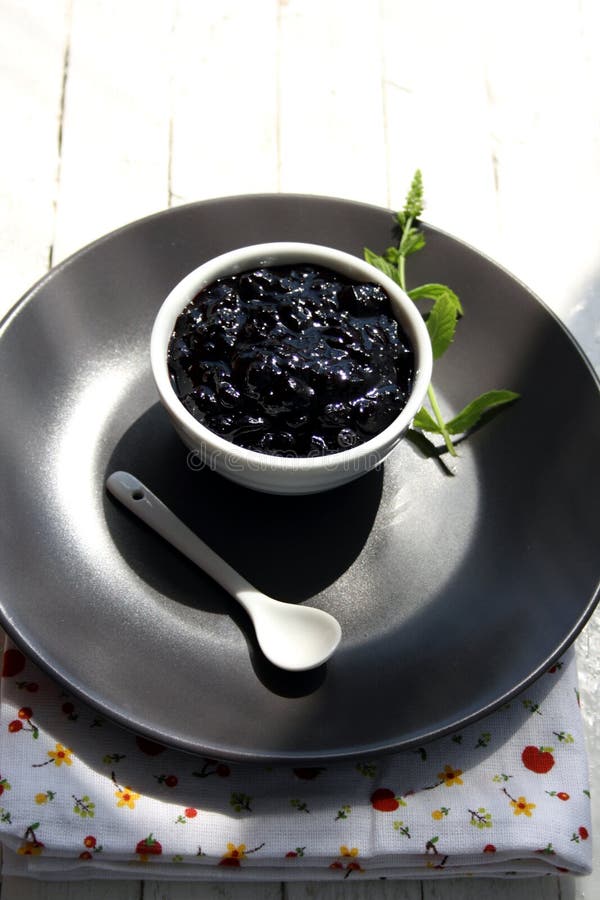 Black Currant Jam stock photo. Image of ripe, cafe, bunch - 20432848