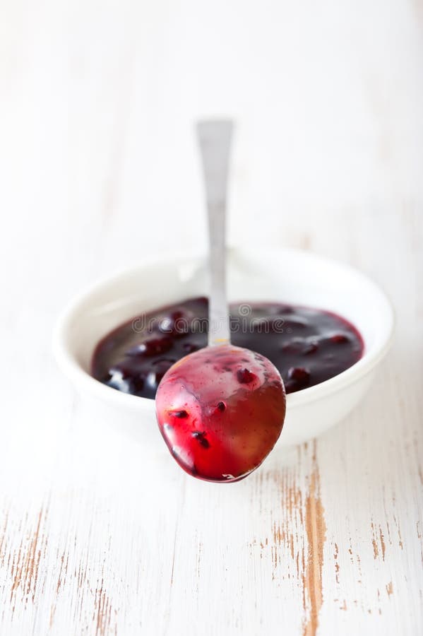Black currant jam stock photo. Image of delicious, close - 22841506