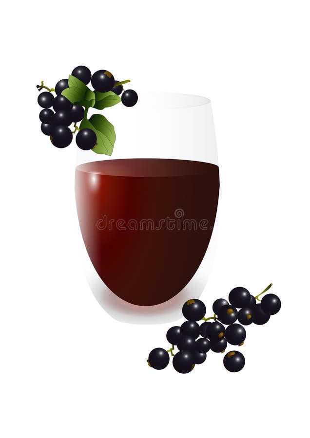 Currant Juice Label Sticker Stock Vector - Illustration of juice ...