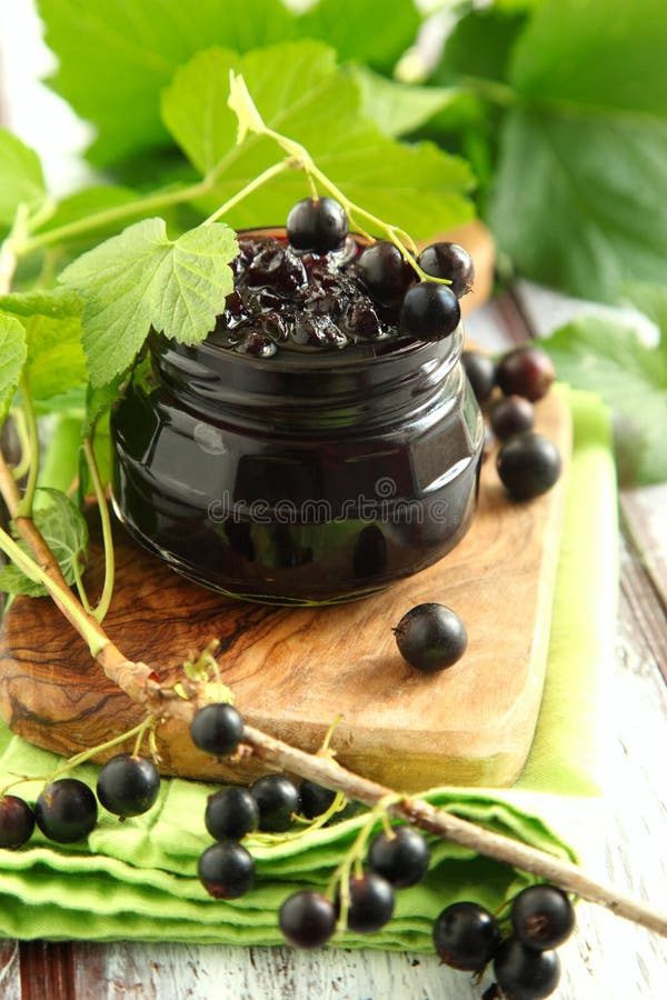 Black current jam stock photo. Image of nutrition, current - 32553494