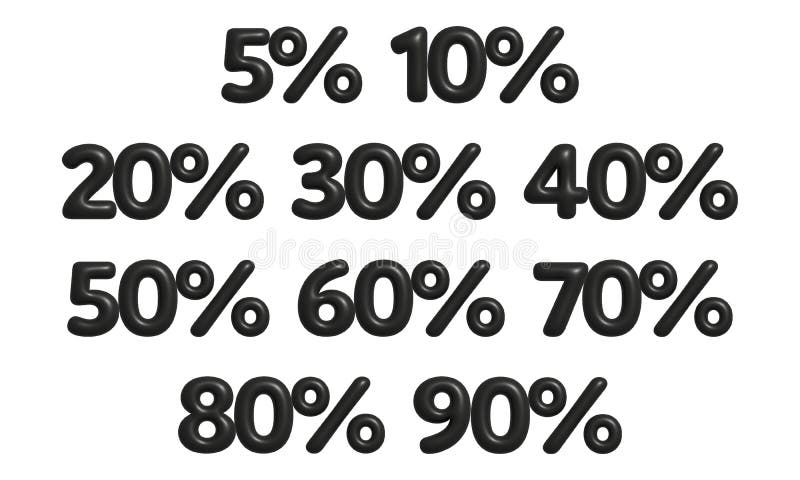 Set Discount Numbers Stock Illustrations – 1,380 Set Discount Numbers ...