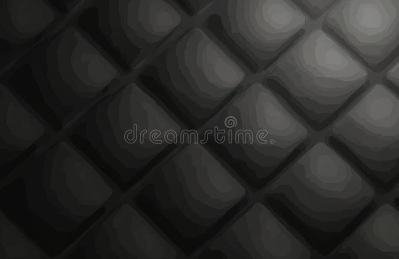 Black 3D Geometric Wallpaper. Dark Abstract Background in Modern ...