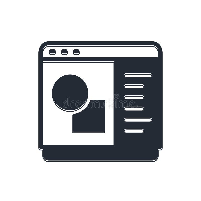 3d Printing Software Icon on White Background. Simple Element ...