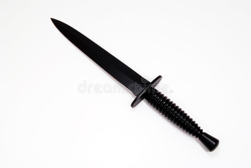 Black Dagger stock image. Image of military, sharp, edge - 4283627