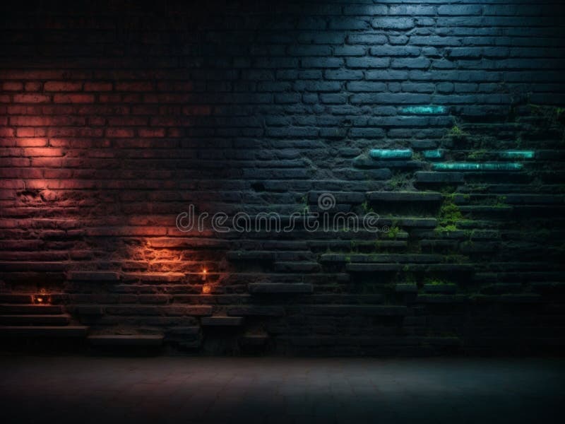 Black Dark Grunge Brick Wall Texture Background, Wallpaper for Ads ...
