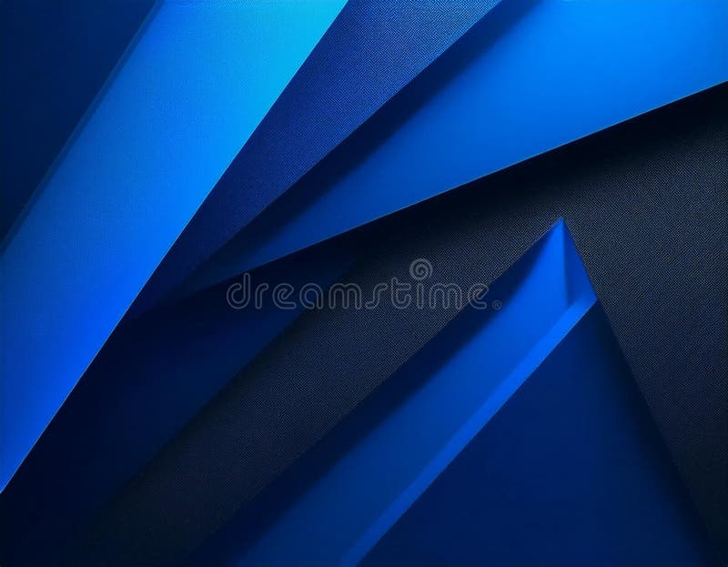 Black Dark Navy Blue Cobalt Abstract Background. Geometric Shape. Color Gradient. Line Triangle ...