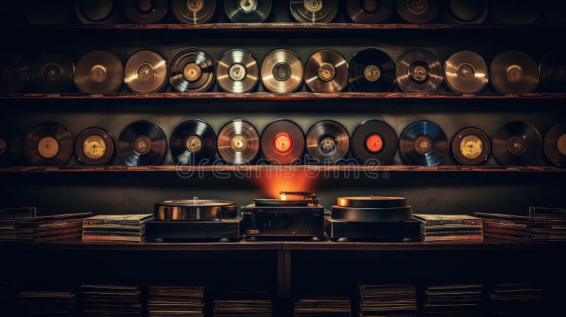 Black Dark Retro Background Stock Illustration - Illustration of ...