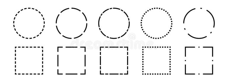 Dotted Circle Outline Stock Illustrations – 3,957 Dotted Circle Outline ...