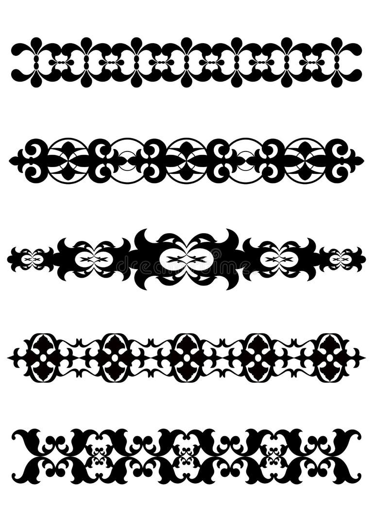 Decorative Line Breaks Stock Illustrations – 235 Decorative Line Breaks ...