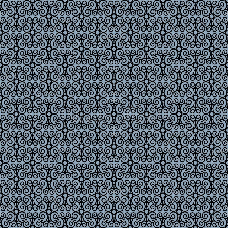 Black decorative pattern stock vector. Illustration of victorian ...