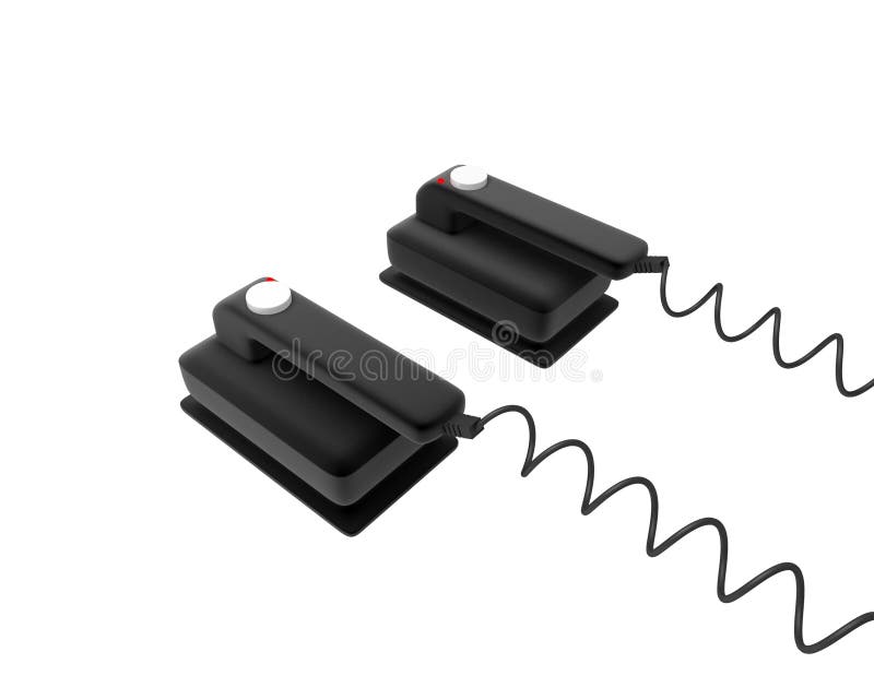 Black defibrillator pads stock illustration. Illustration of ...