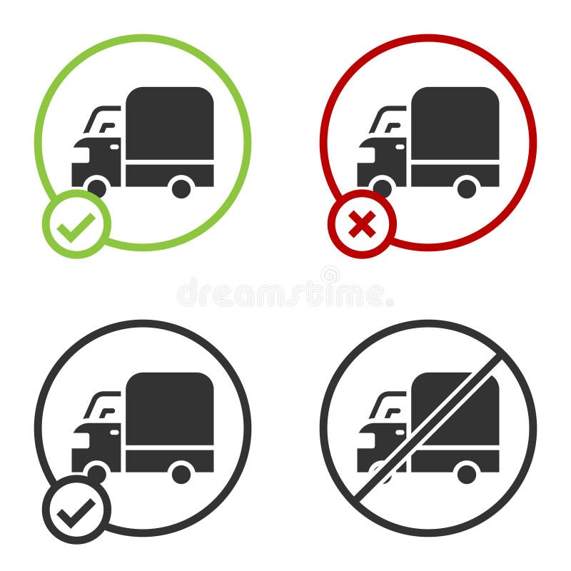 Circle Delivery Icon Van Stock Illustrations – 1,553 Circle Delivery ...