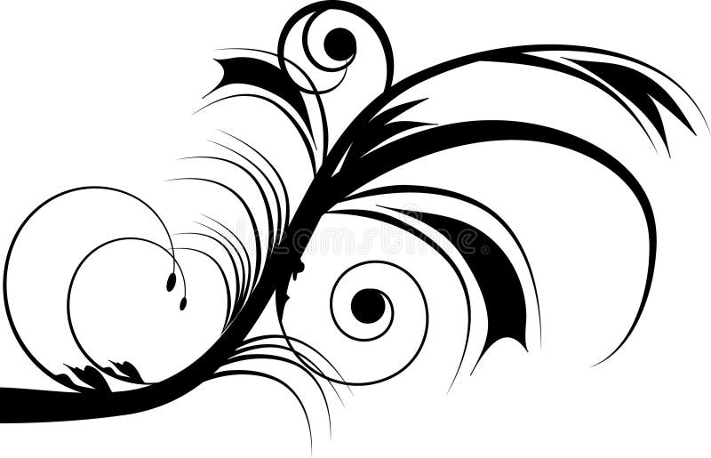 Black Design Ornament Picture. Image: 8376113