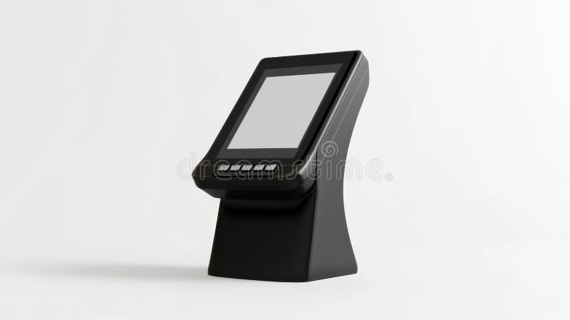 Black Device with White Screen for Cleaning and Waste Management in a ...