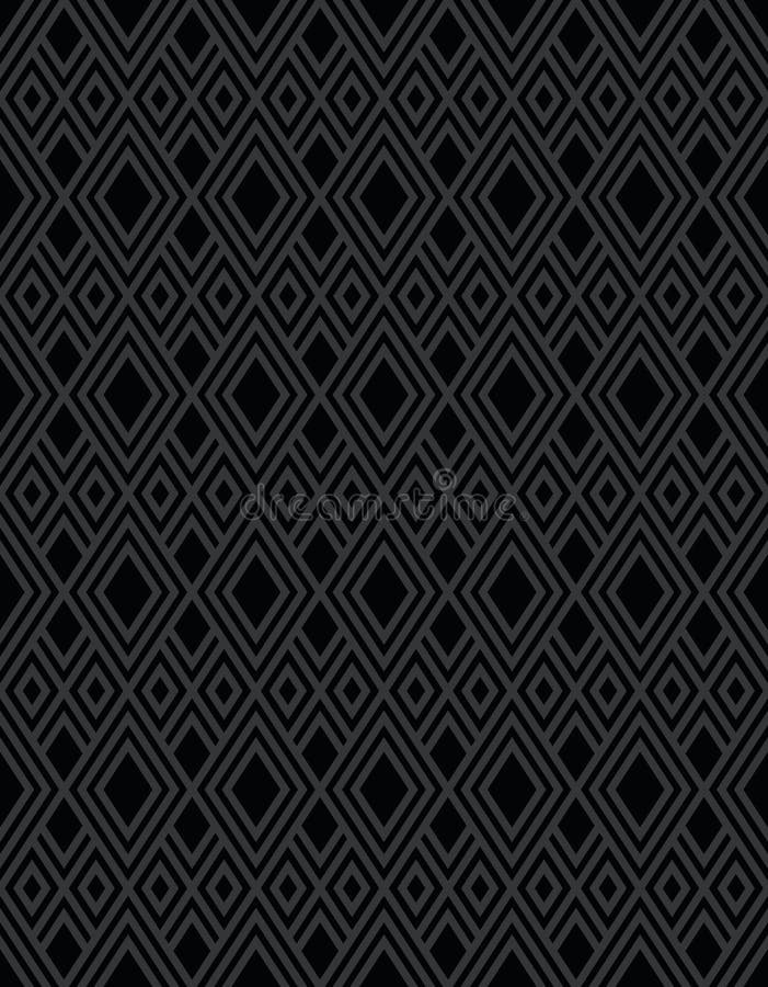 Black Diamond Pattern Background Stock Vector - Illustration of thick ...