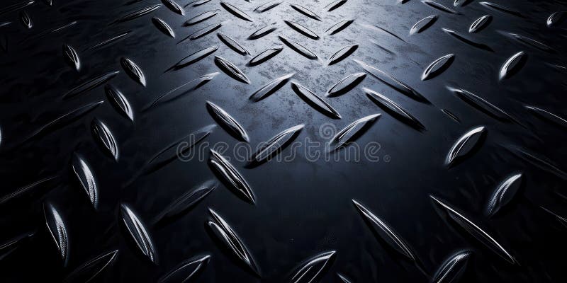 Black Diamond Plate Texture with Subtle Light Reflection Stock ...