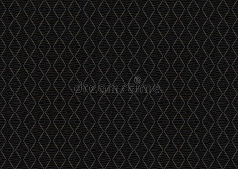 Black Diamond Seamless Pattern Stock Vector - Illustration of seamless ...