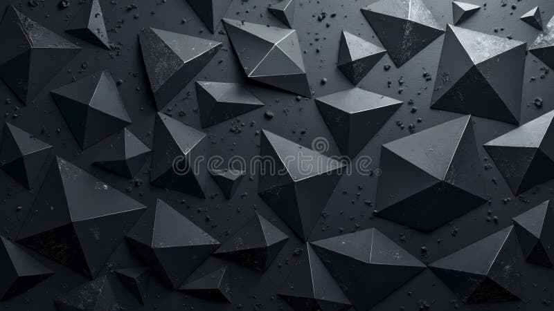 Black Diamond Texture, Geometric Crystal Pattern High Quality Image ...