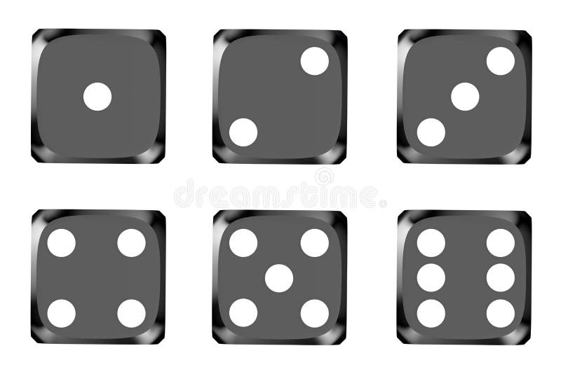 Top View Dice White Background Stock Illustrations – 163 Top View Dice ...
