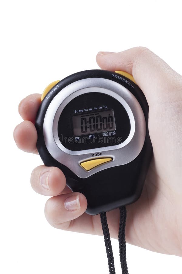 Digital stopwatch stock photo. Image of improvement, colour - 16539476