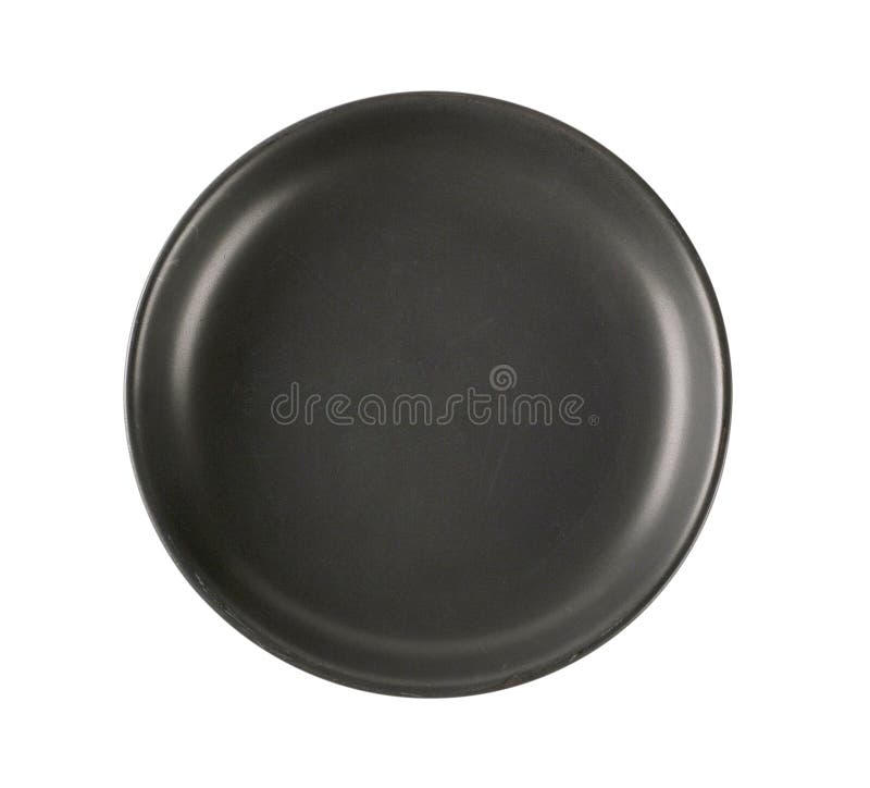 Black dinner plate stock image. Image of dishware, dinner - 69115325