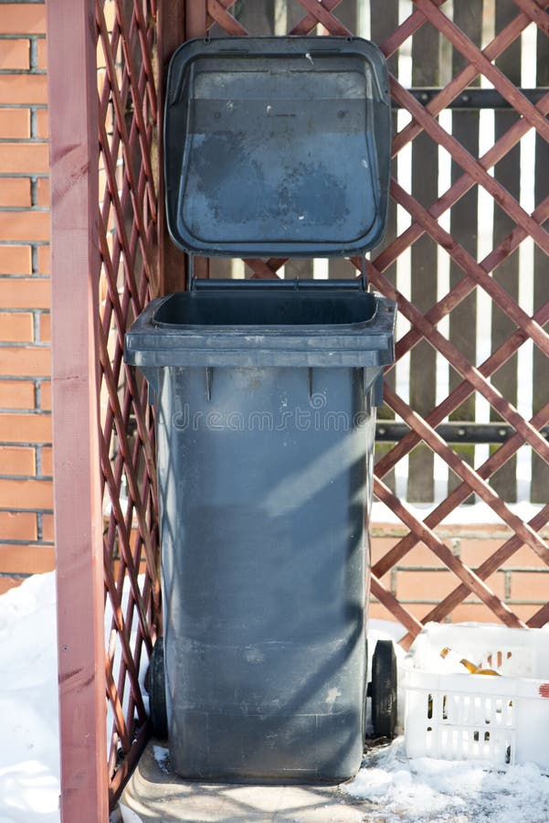 Container for garbage stock image. Image of environment - 30098063