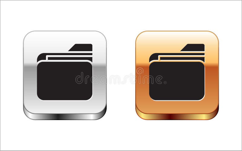 Bookkeeping, folder icon stock vector. Illustration of icon - 175002581