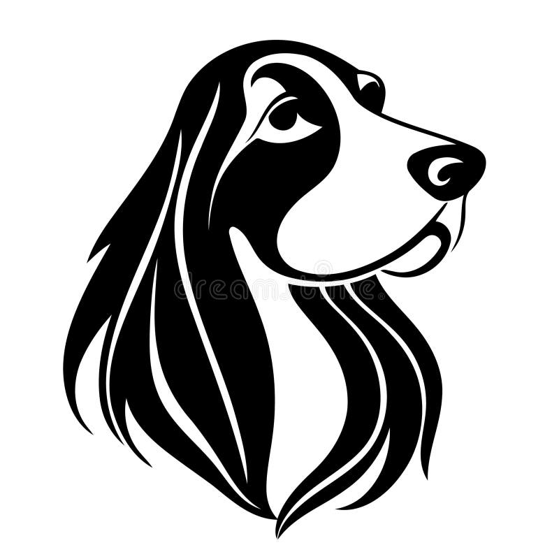 Black Dog Silhouette Side Profile Stock Illustrations – 1,180 Black Dog ...