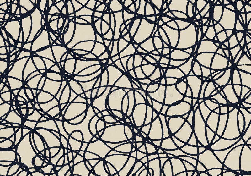 Black Doodle Background on Beige Paper - Concept Image Stock ...