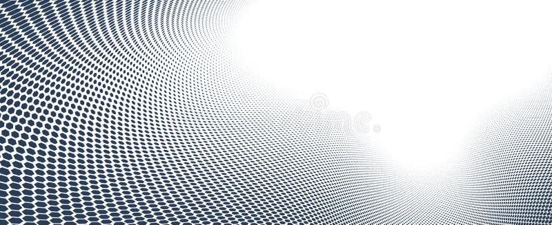 Black Dots in 3D Perspective Vector Abstract Background, Monochrome ...