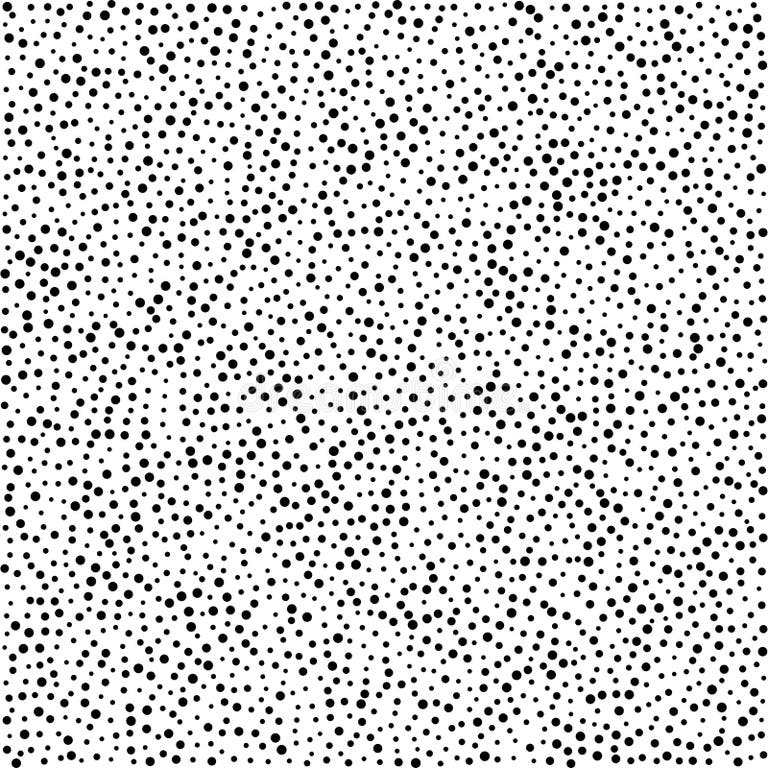 Black Dots Seamless Pattern for Textile Cloth Industry Stock Vector ...