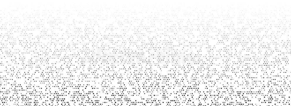 Black Dotted Noise Gradient Texture. Fading Comic Pixel Grain Pattern ...