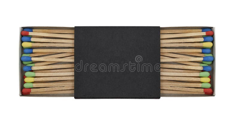 Black double box matches stock image. Image of light - 253755853