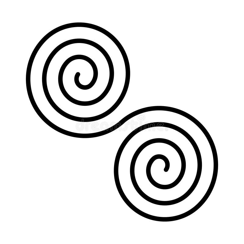 Double Spiral Symbol