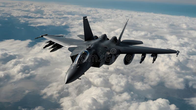 Black Dragon Fight Jet, AI-generatet Stock Illustration - Illustration ...