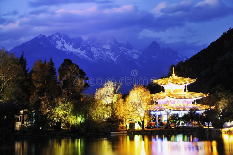 Black Dragon Pool, Lijiang, China Stock Image - Image of ancient, china ...