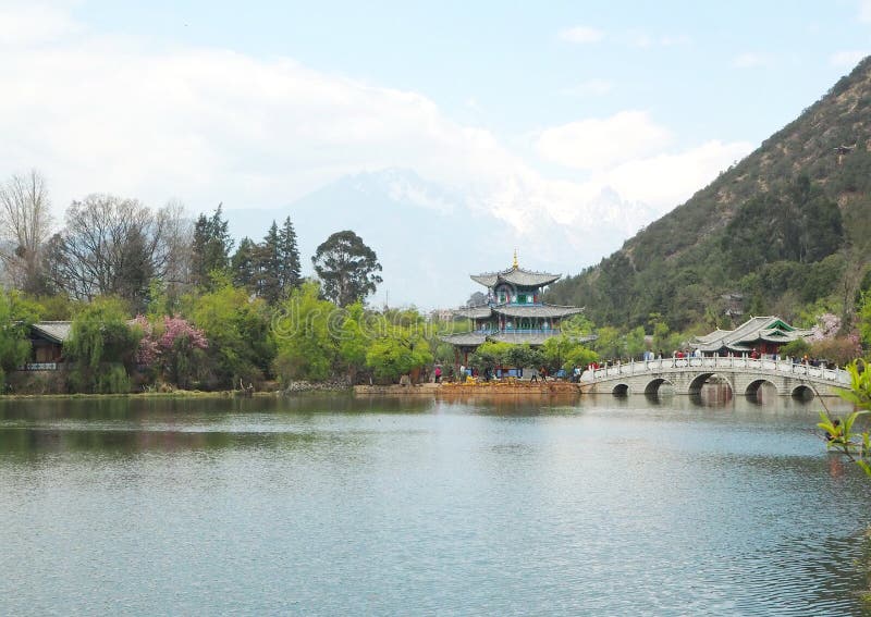 Black Dragon Pool stock photo. Image of architecture - 83917314