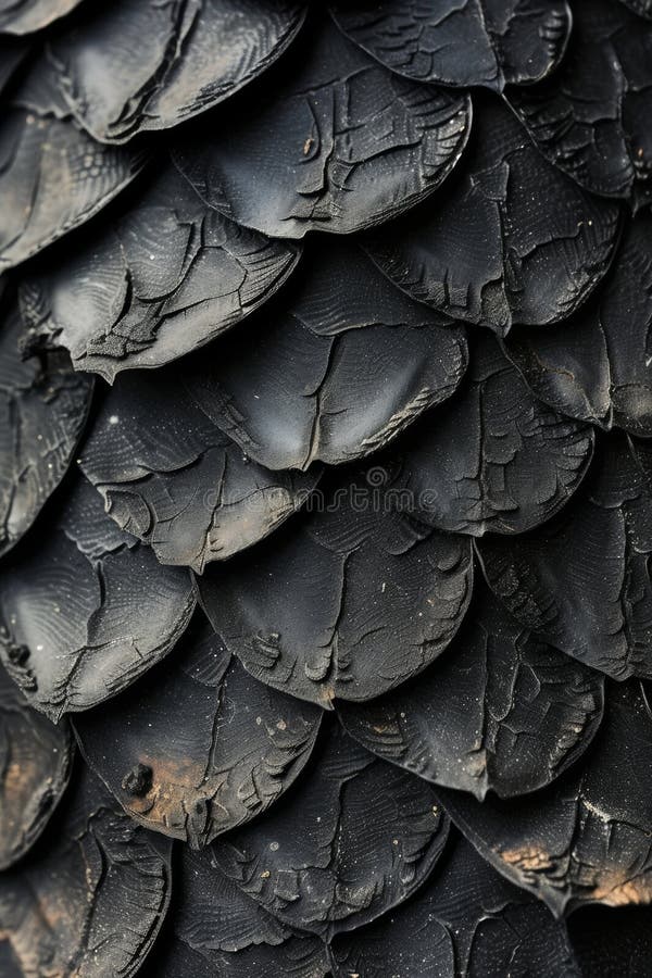 Black Dragon Scale Pattern Close-up - Luxury Background Texture for ...