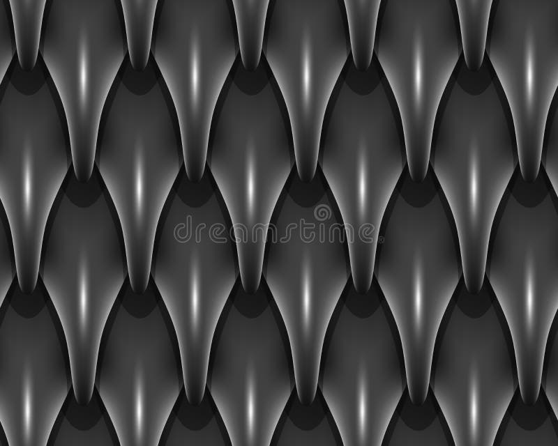 Black dragon skin scales stock vector. Illustration of drawing - 3197040